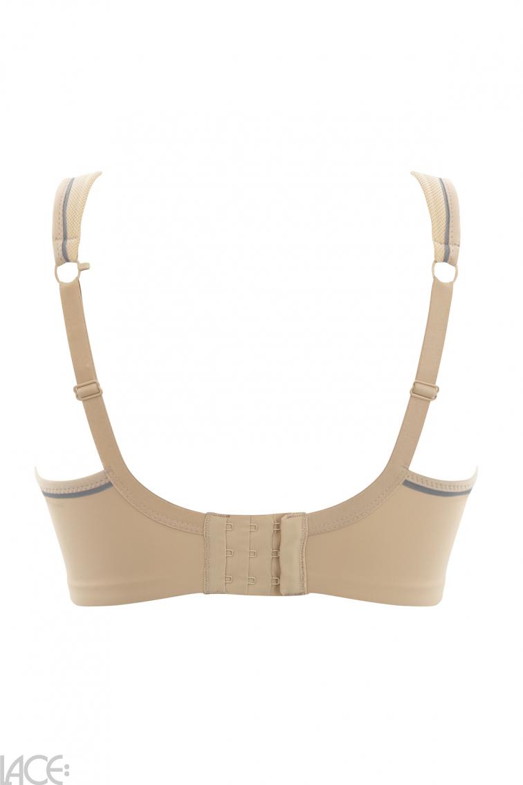 LACE - Panache Sport Power Sports BH med bøjle D-K skål LATTE - Lace.dk
